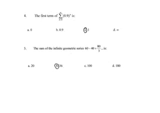 Geometric Sequence Answers | PDF