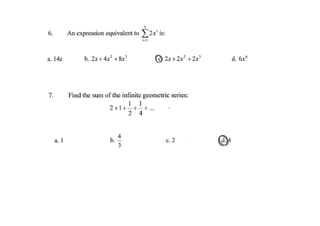 Geometric Sequence Answers | PDF