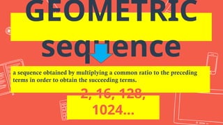 geometric sequence final.pptx Sequence and patterns | PPTX