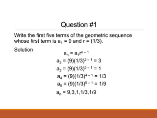 Geometric Sequences and Series.ppt