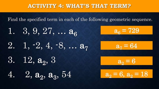 Geometric Sequence & Series.pptx | Physics | Science