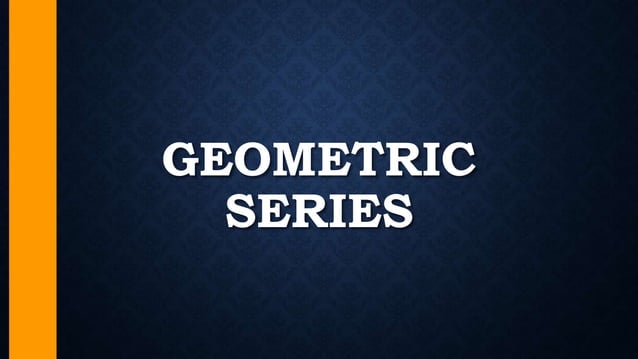 Geometric Sequence & Series.pptx | Physics | Science