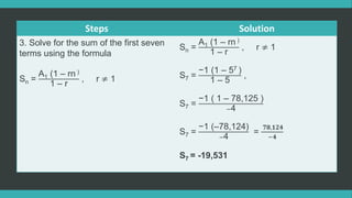 Geometric series | PPTX