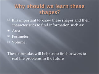 Geometric Shapes | PPT