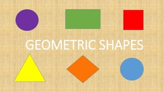 Geometric shapes | PPTX