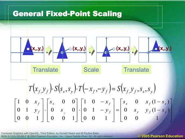 Geometric transformation 2d chapter 5 | PPTX | 3-D Graphics | Computer ...