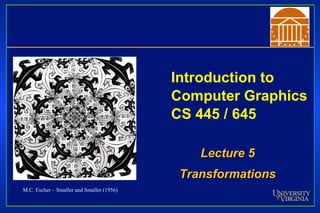 Geometric transformation cg | PPT