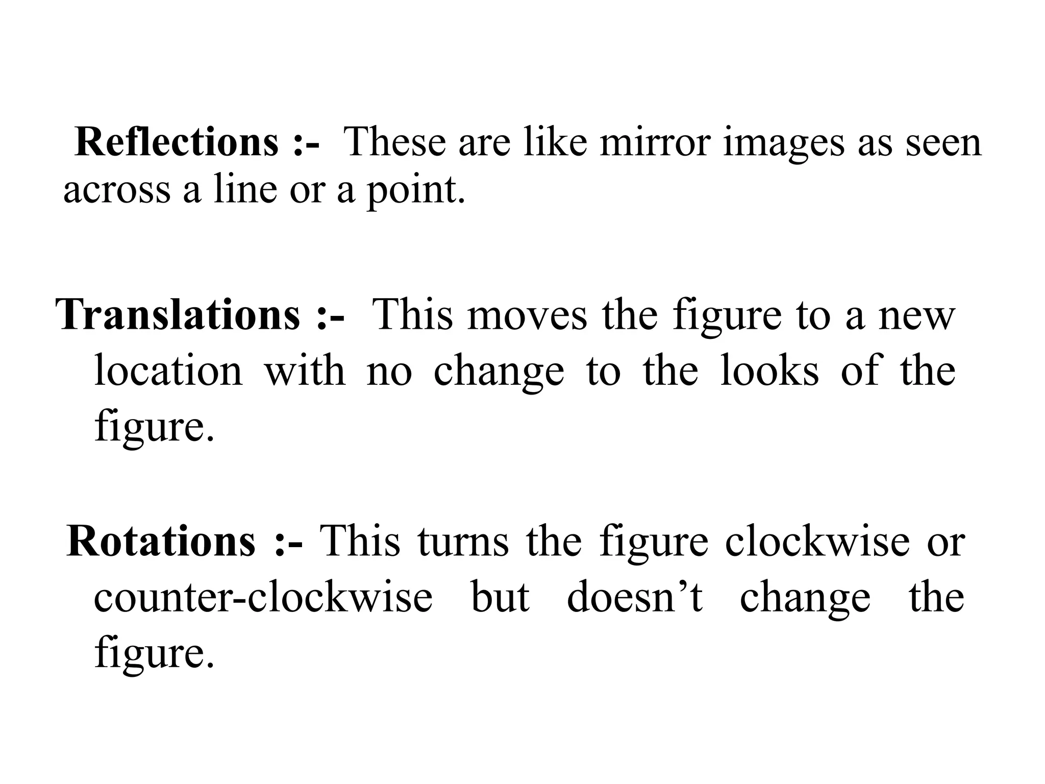 Geometric transformation | PPTX