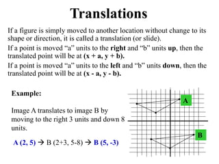 Geometric transformation | PPTX | 3-D Graphics | Computer Software and ...