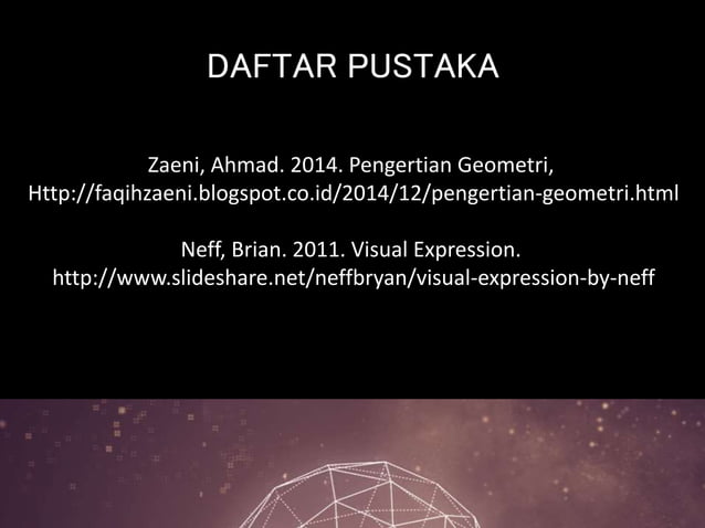 Geometri dan visual expression | PPTX