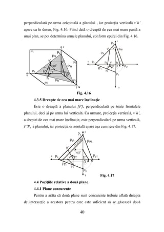 Geometrie descriptiva | PDF