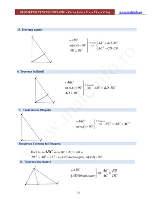 Geometrie partea 1 | PDF