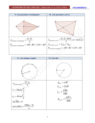 Geometrie partea 1 | PDF