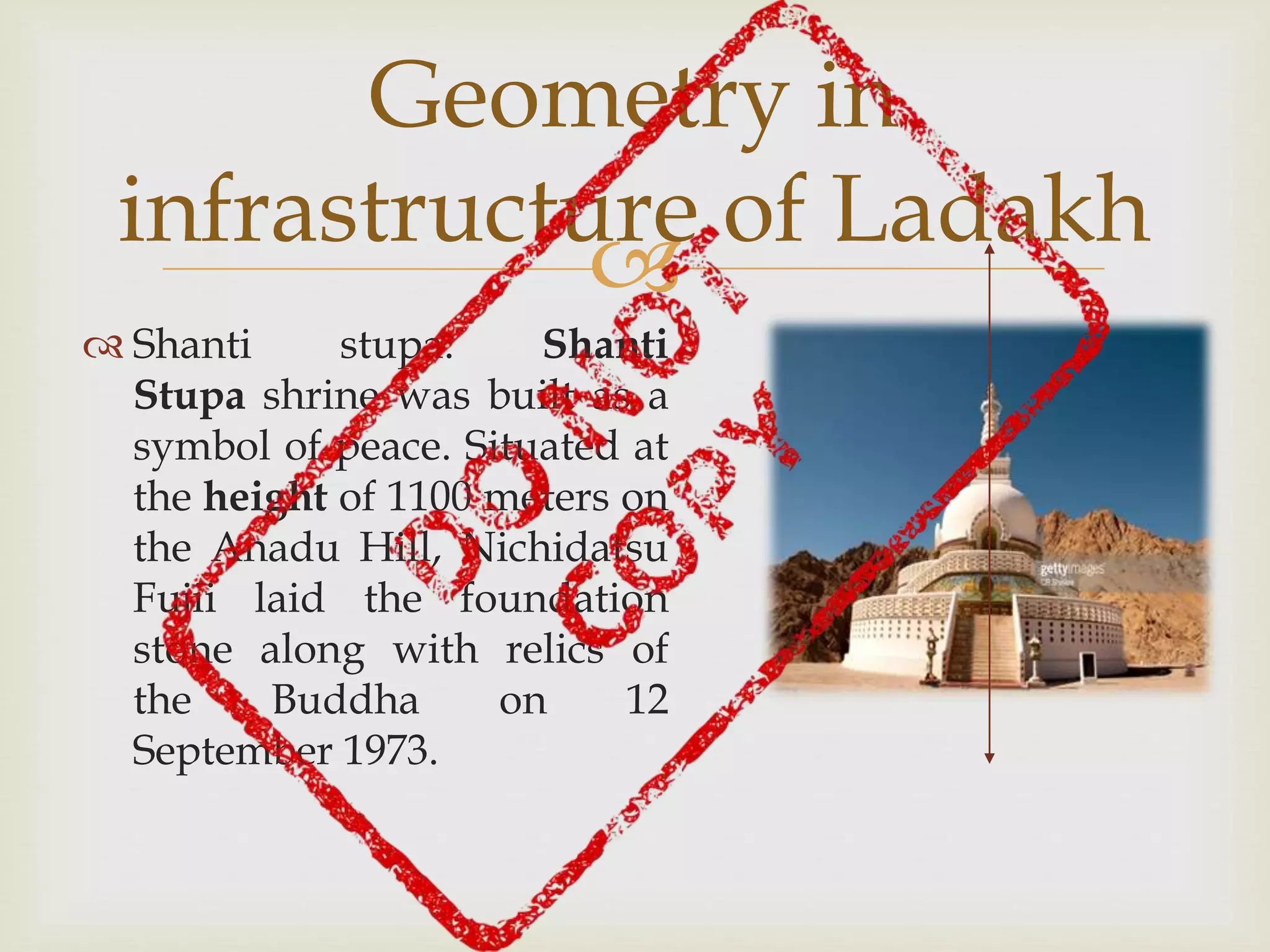 MATHS ART INTEGRATED PROJECT ON LADAKH | PPTX