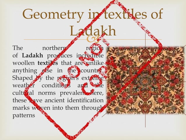 MATHS ART INTEGRATED PROJECT ON LADAKH | PPTX
