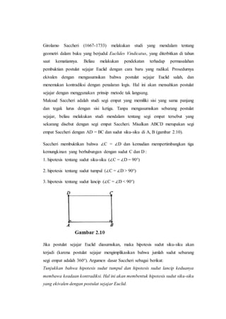 Geometri euclid | DOCX