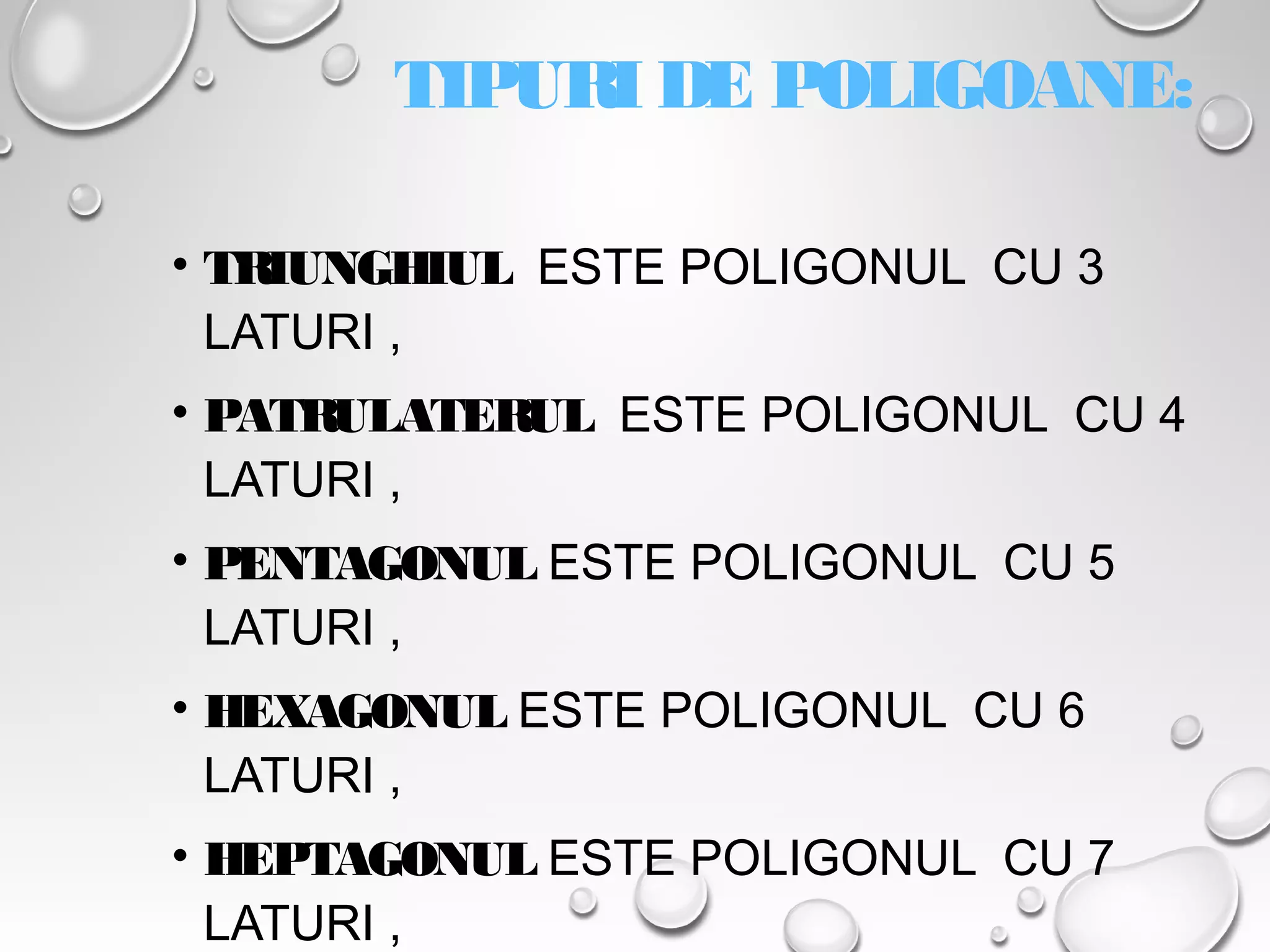 Geometria plană și în spațiu | PPT