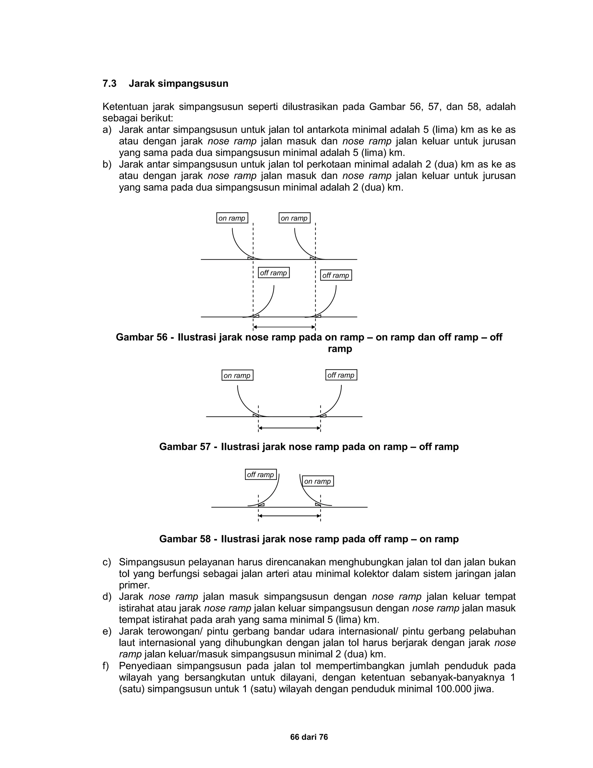 Geometri jalan bebas hambatan untuk jalan tol no 007 bm_2009 | PDF