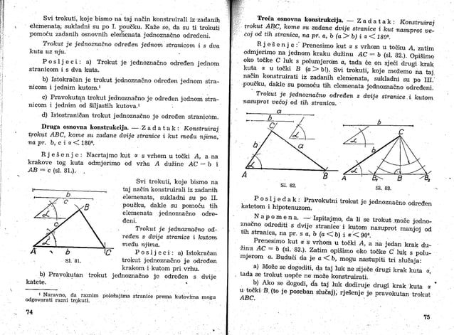 Geometrija za 1. razred gimnazije | PDF