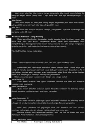 Geometrik jalan raya | DOCX