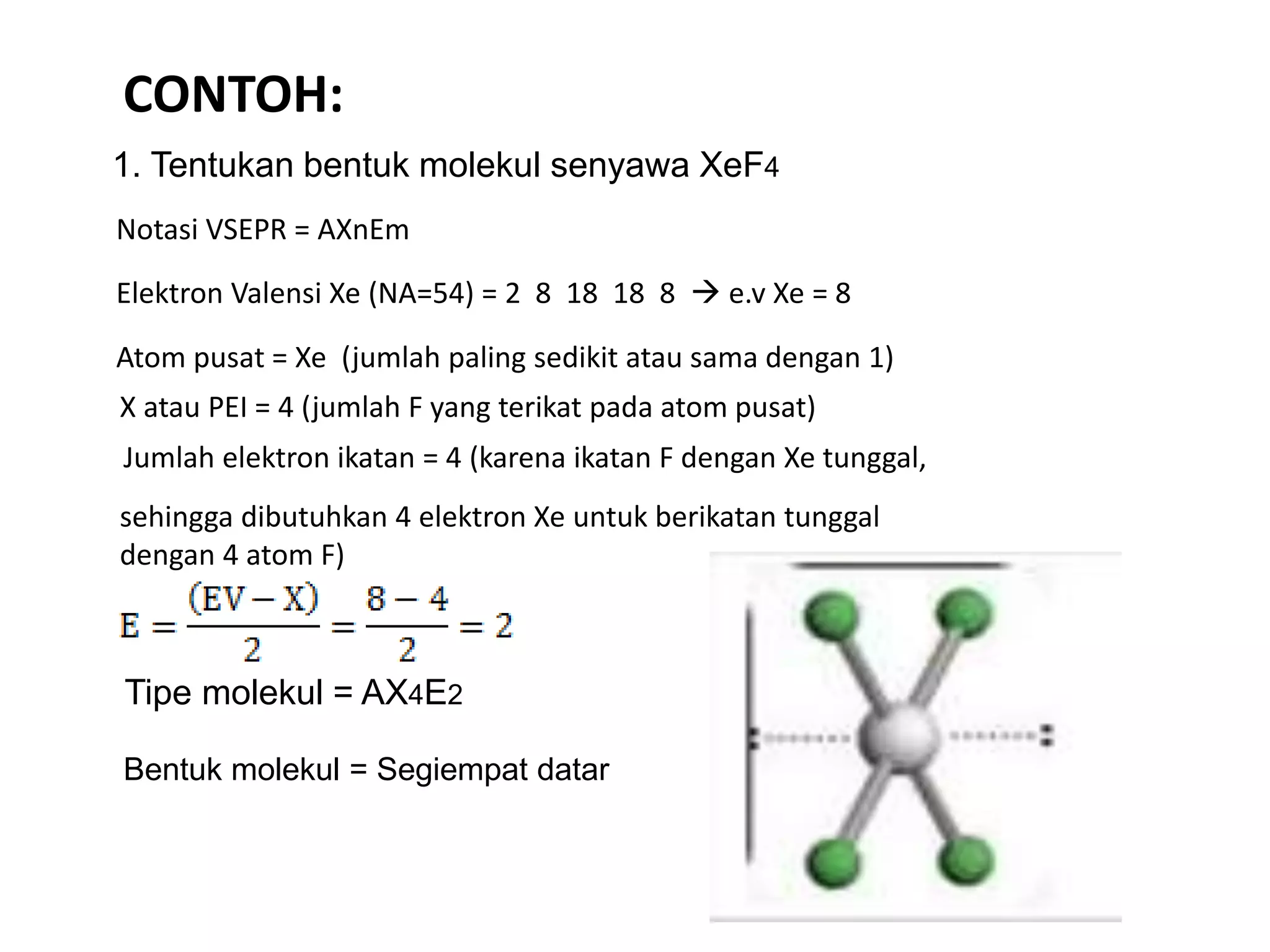 Geometri molekul vespr | PPTX