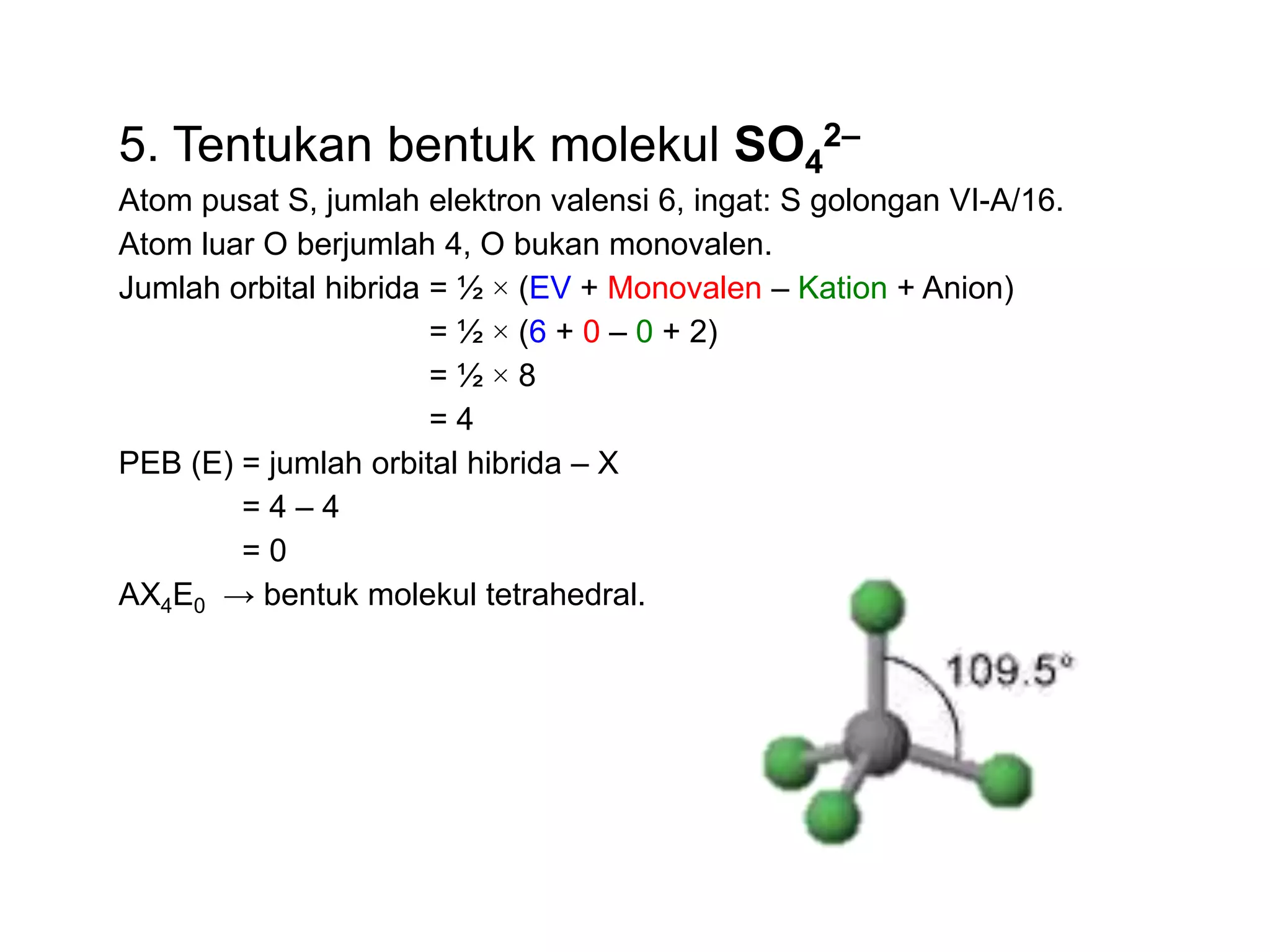 Geometri molekul vespr | PPTX