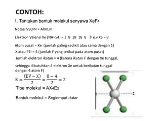 Geometri molekul vespr | PPTX