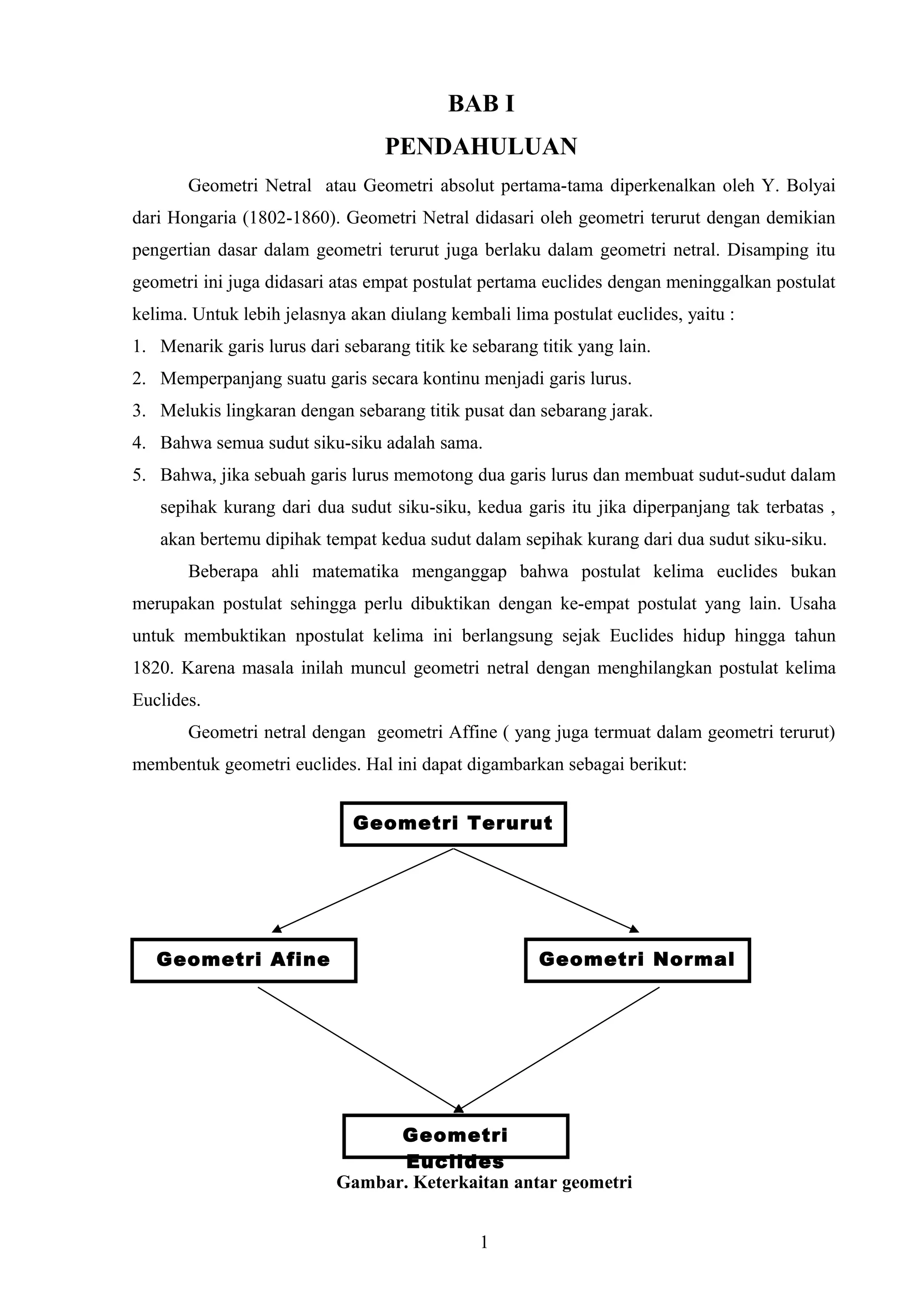 Geometri netral bag.2 pada Geometri Euclid | DOC
