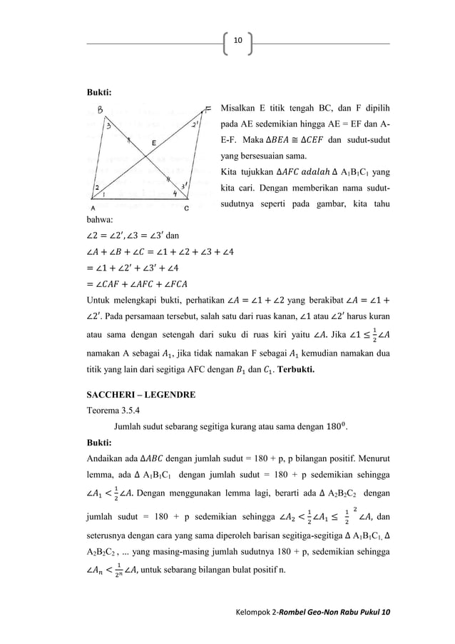 Geometri netral (Neutral Geometry) | PDF
