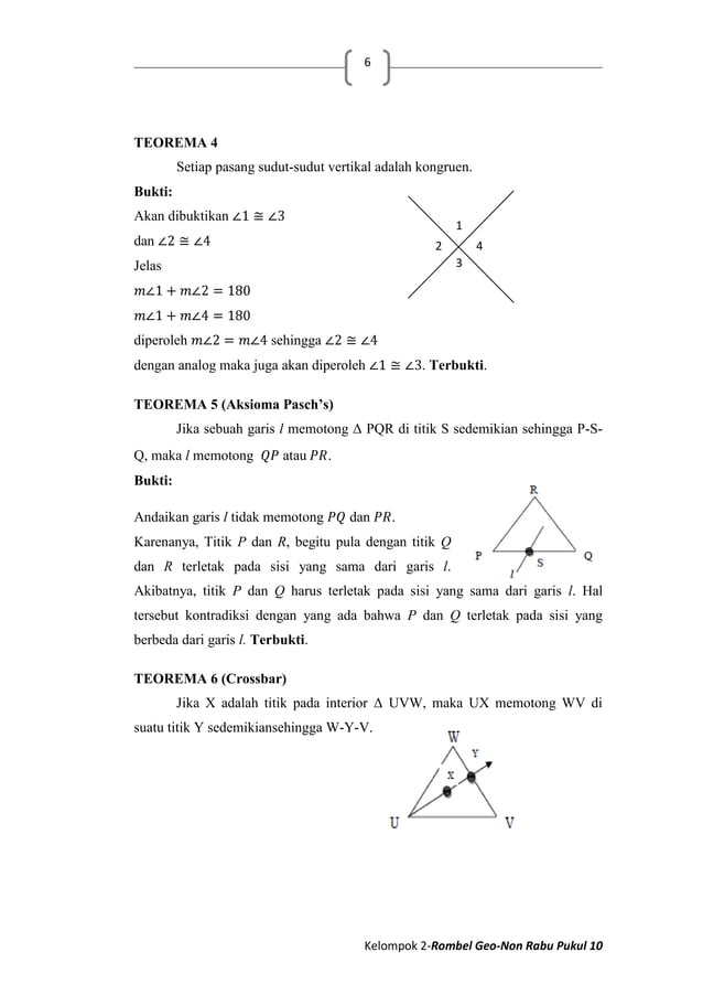 Geometri netral (Neutral Geometry) | PDF