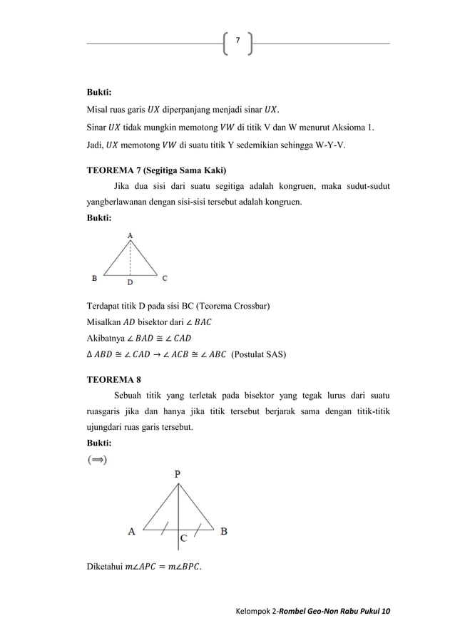 Geometri netral (Neutral Geometry) | PDF