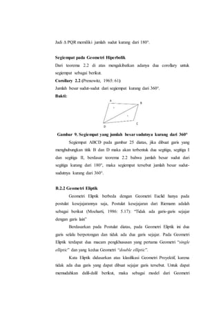 Sejarah Geometri non euclid | DOCX