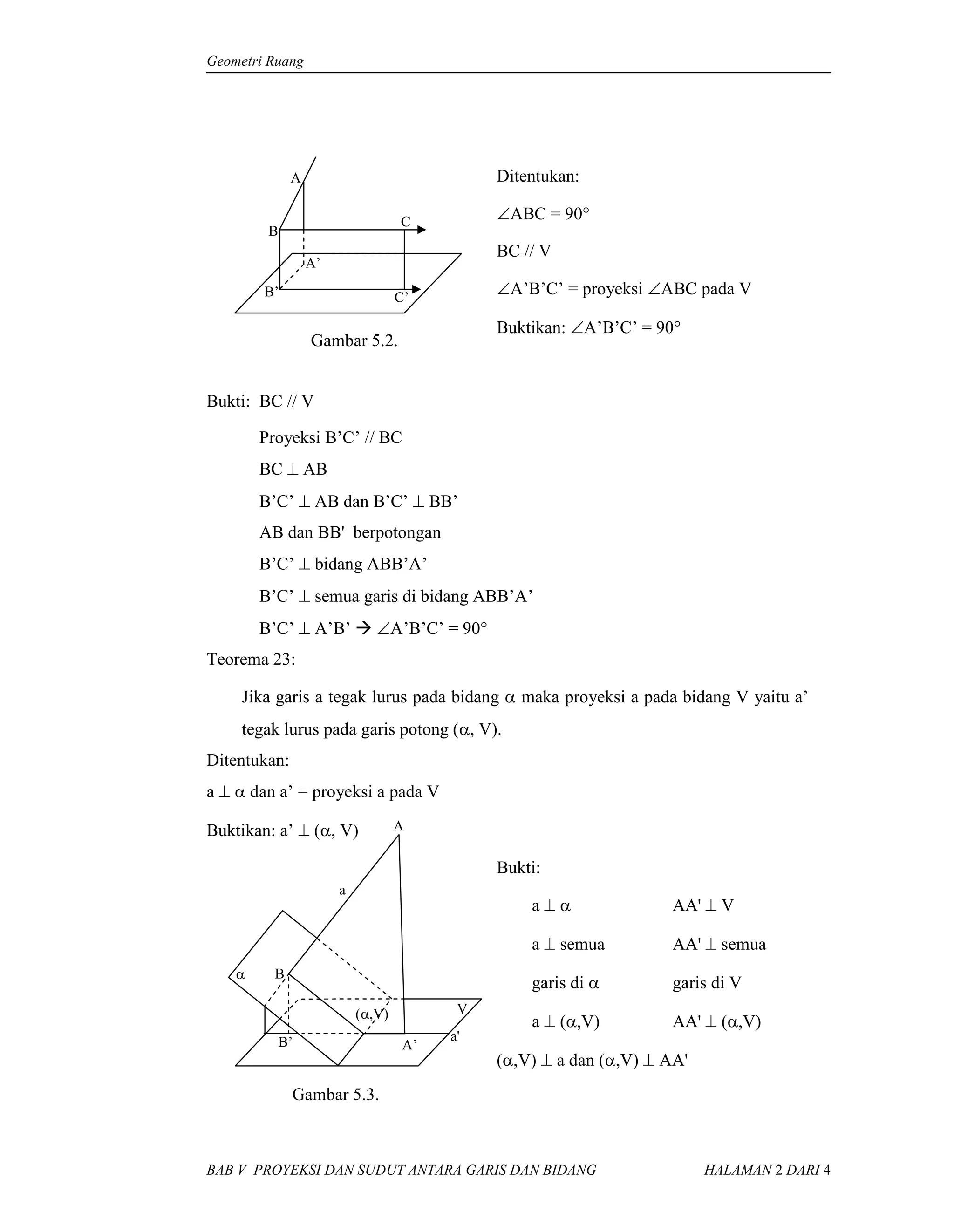 Geometri ruang | PDF