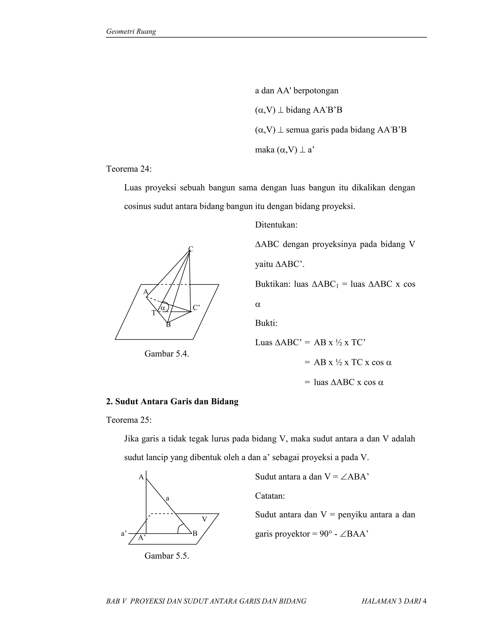 Geometri ruang | PDF