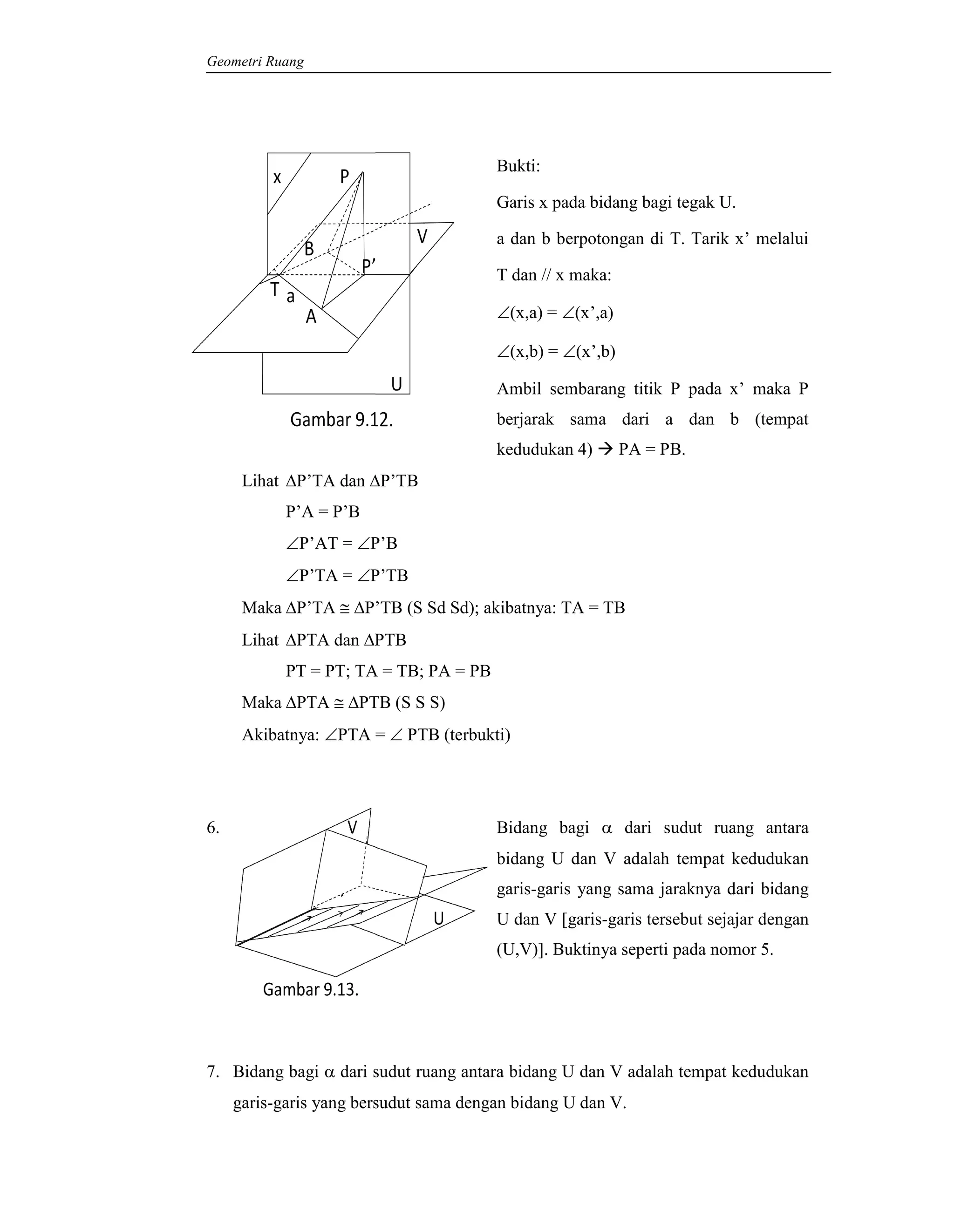 Geometri ruang | PDF