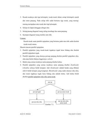 Geometri ruang | PDF