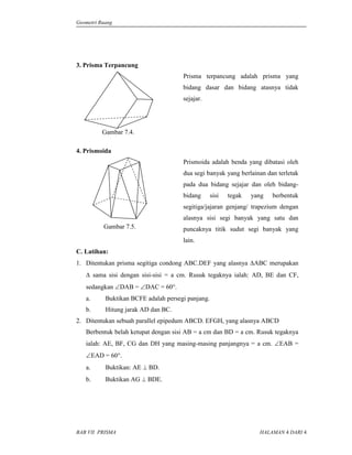 Geometri ruang | PDF