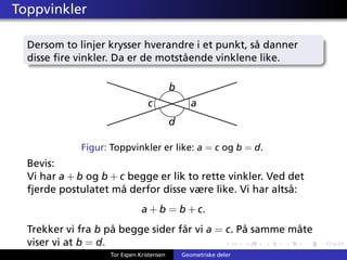 Geometriskesteder | PPT