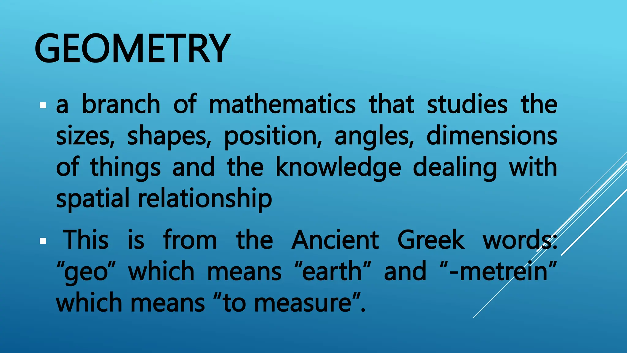 GEOMETRY-(Introduction/Important Terms/Examples) | PPTX