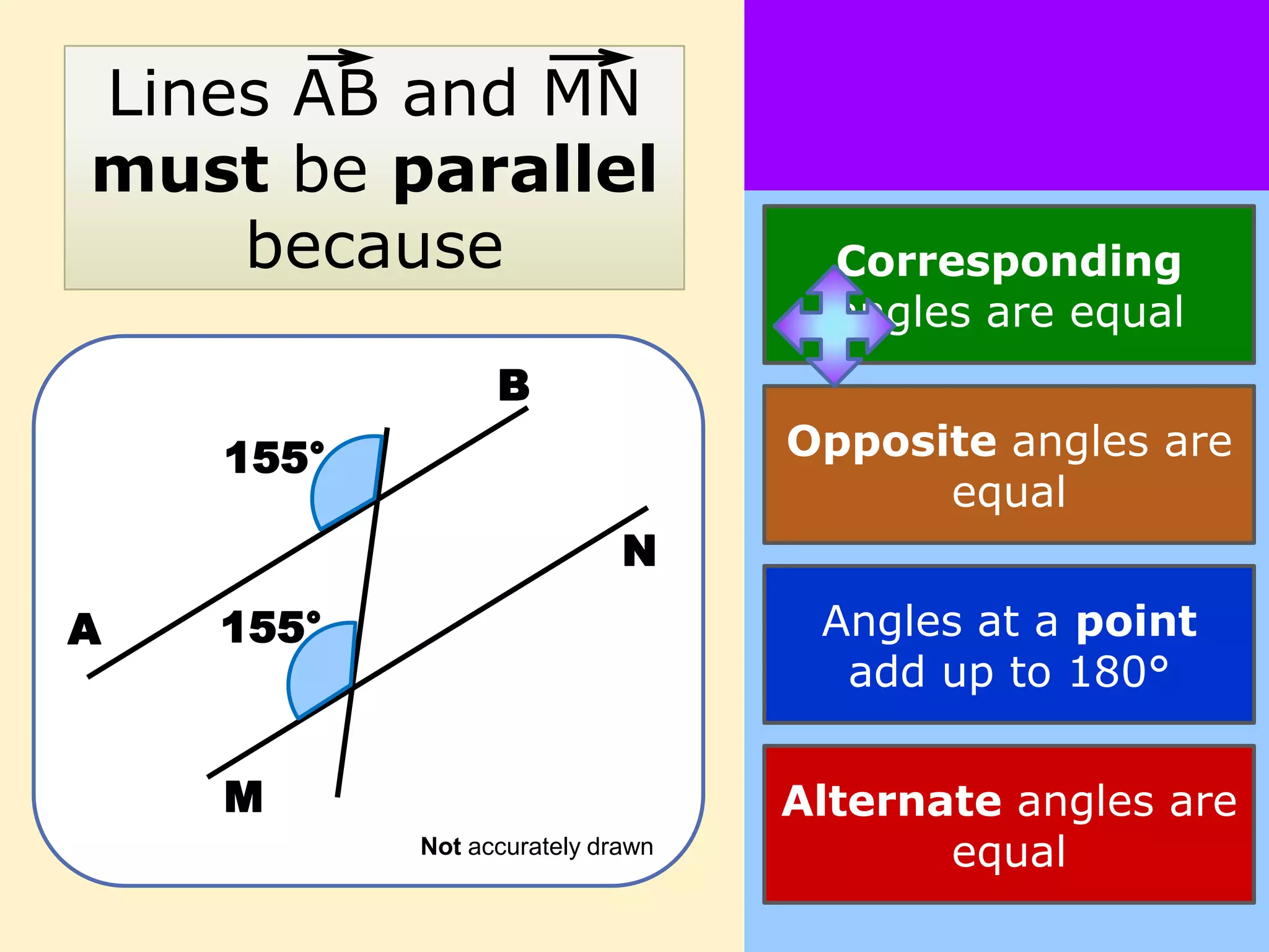 Geometry -angles_-_parallel_lines_and_angle_facts_quiz | PPT