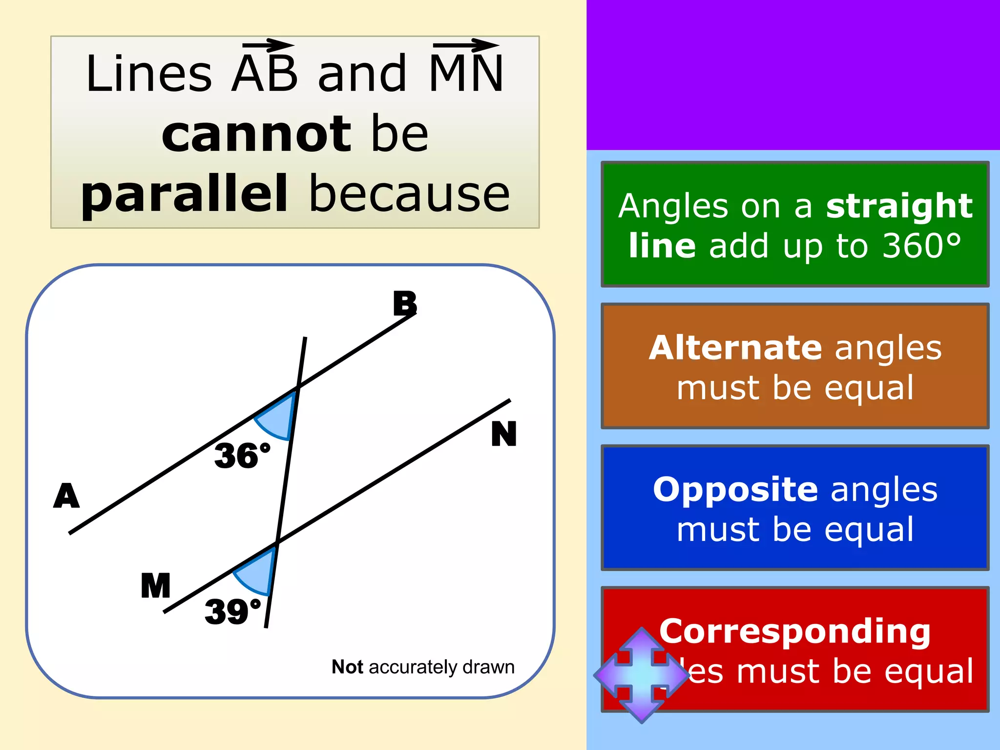 Geometry -angles_-_parallel_lines_and_angle_facts_quiz | PPTX ...