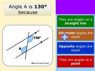 Geometry -angles_-_parallel_lines_and_angle_facts_quiz | PPTX ...