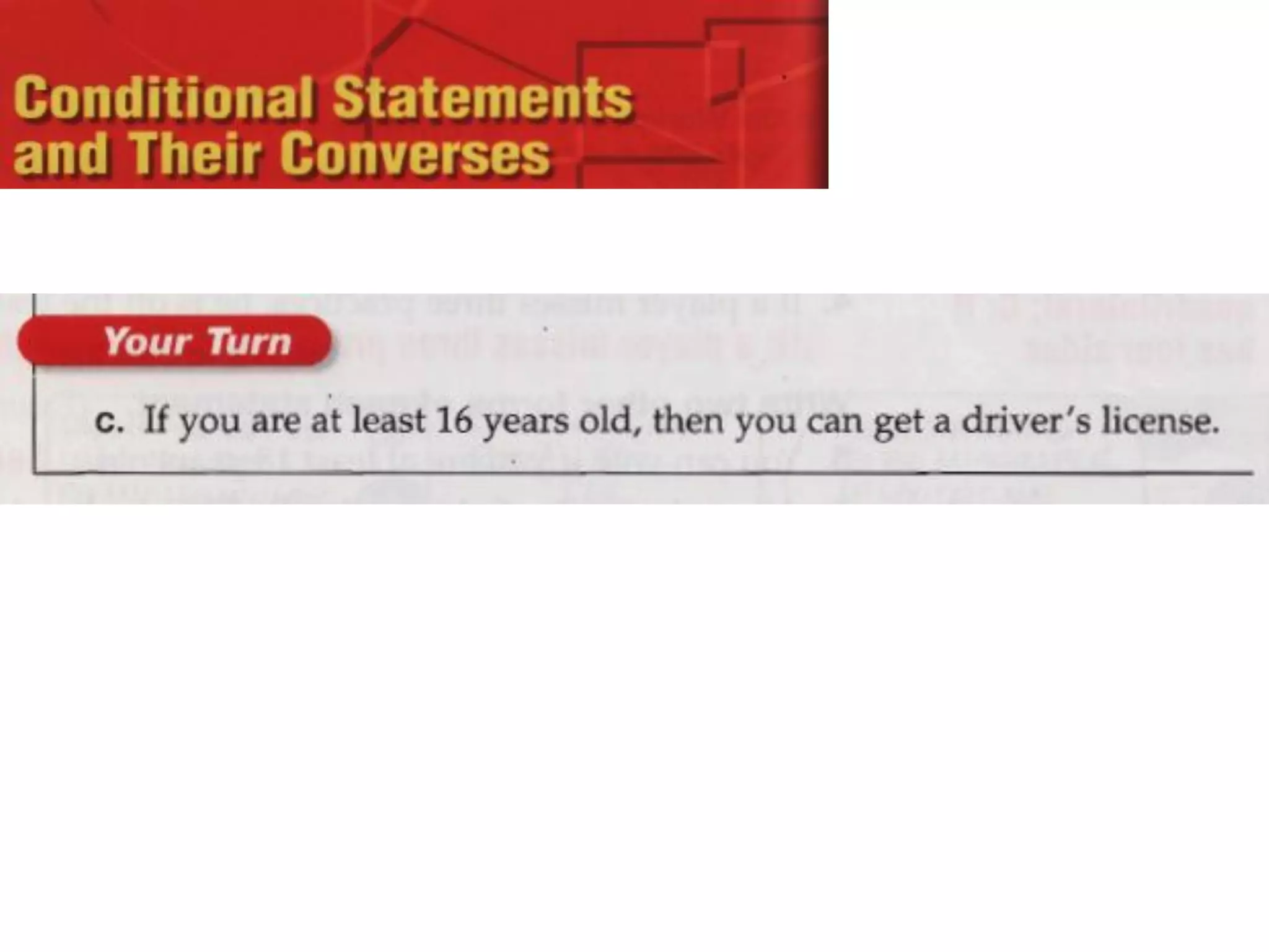 Geometry conditional statements and their converse | PDF | Physics ...