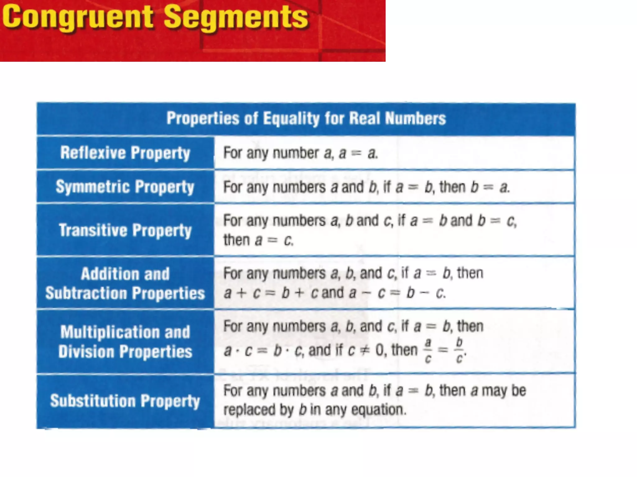 Geometry congruent segments | PDF