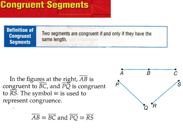 Geometry congruent segments | PDF
