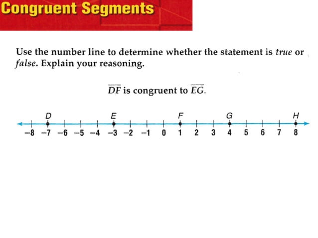 Geometry congruent segments | PDF