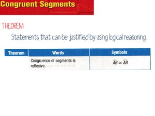 Geometry congruent segments | PDF