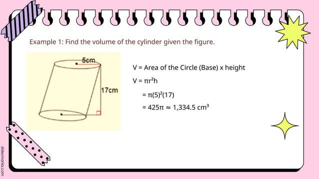 GEOMETRY-CYLINDER-powerpoint presentation | PPTX