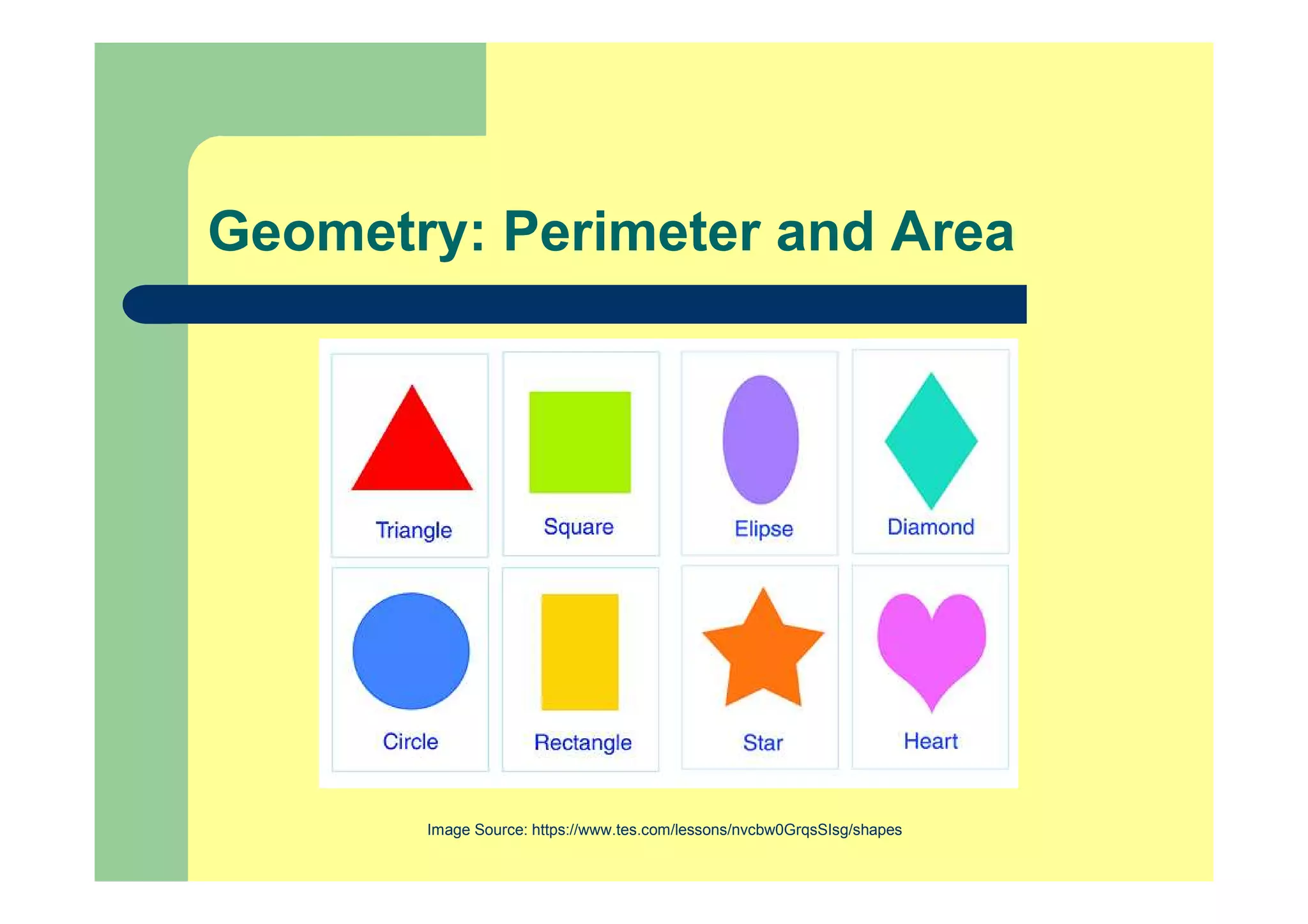 Geometry: Perimeter and Area | PDF