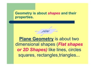 Geometry: Perimeter and Area | PDF